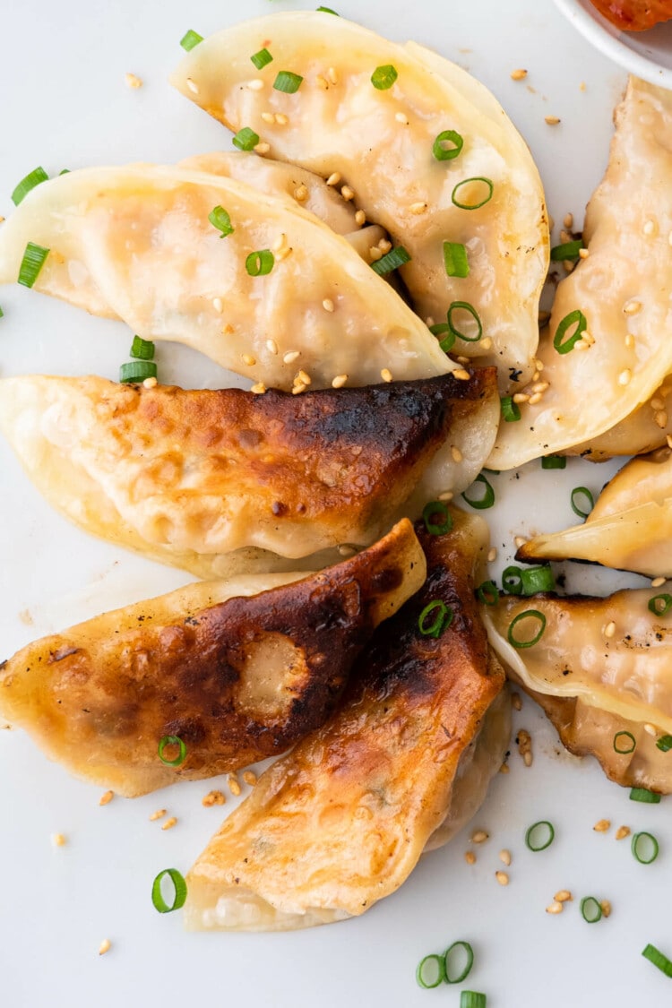 Pan-Fried Mandu - Rasa Malaysia