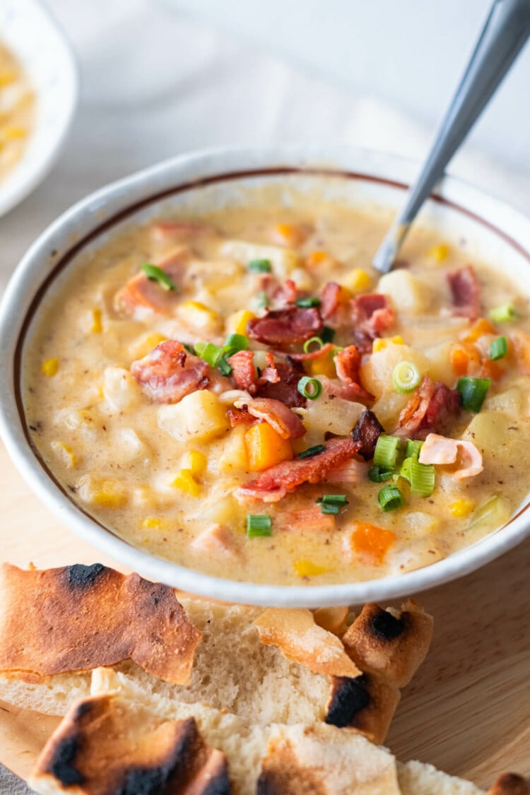 Cheesy Ham Chowder - Rasa Malaysia