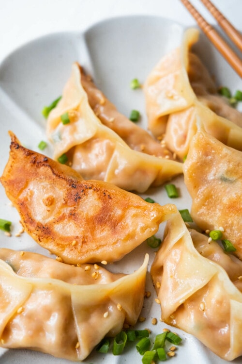 Pan-Fried Mandu - Rasa Malaysia