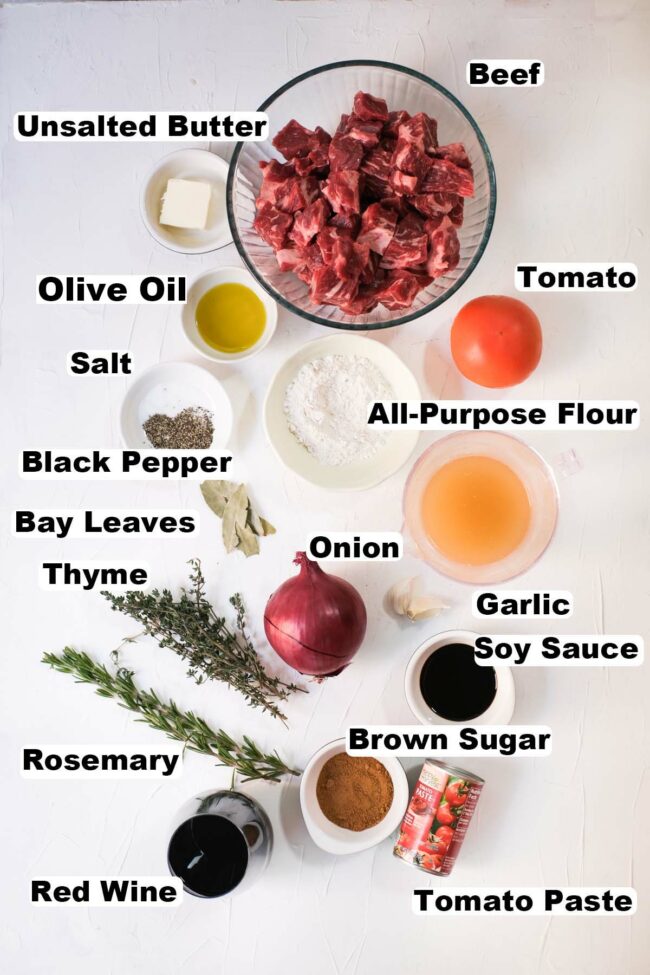 Braised Beef With Red Wine And Rosemary - Rasa Malaysia