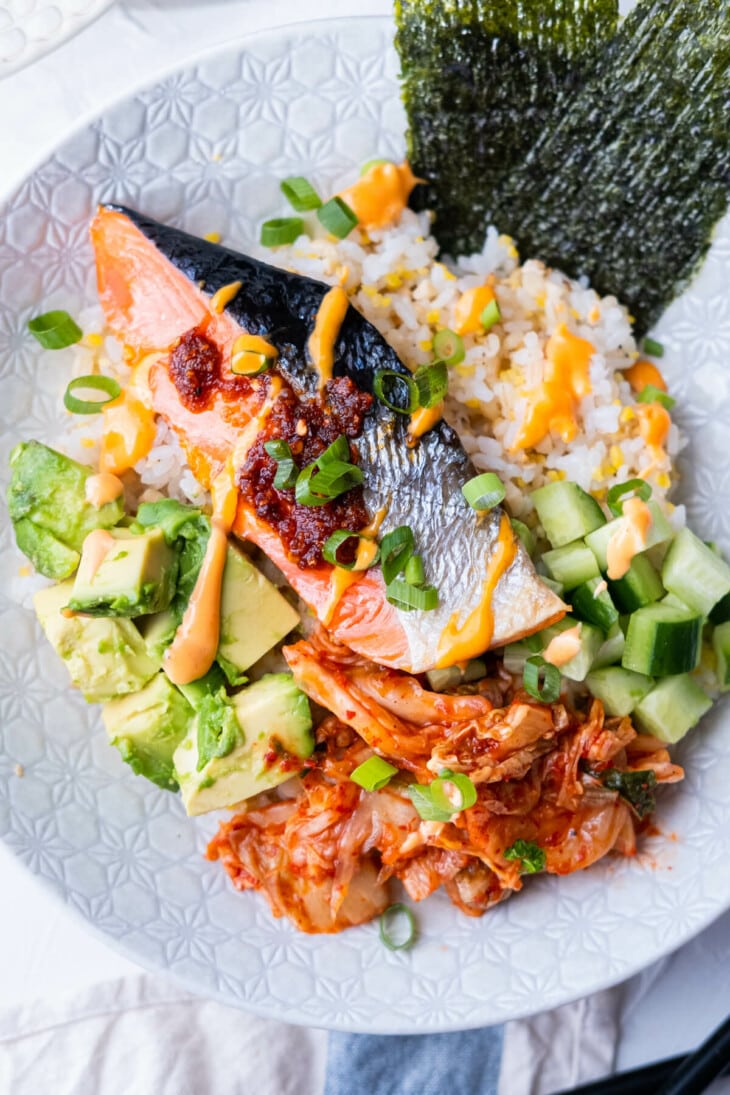 Salmon Rice Bowl - Rasa Malaysia