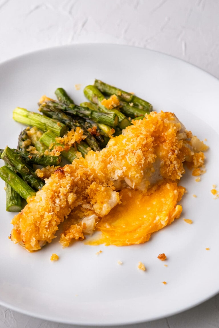 Miso Butter Fish With Asparagus - Rasa Malaysia