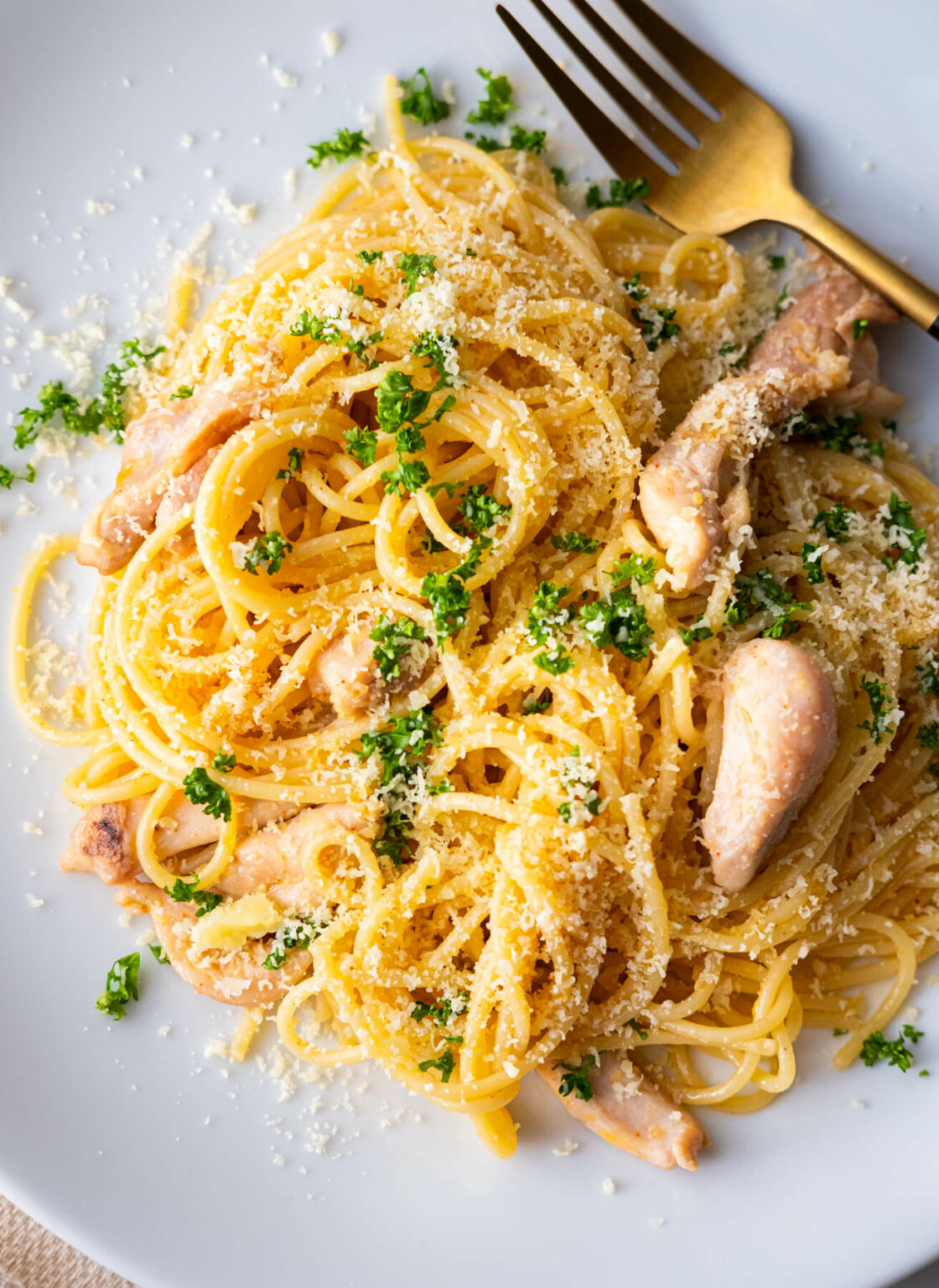 Chicken Scampi Pasta - Rasa Malaysia