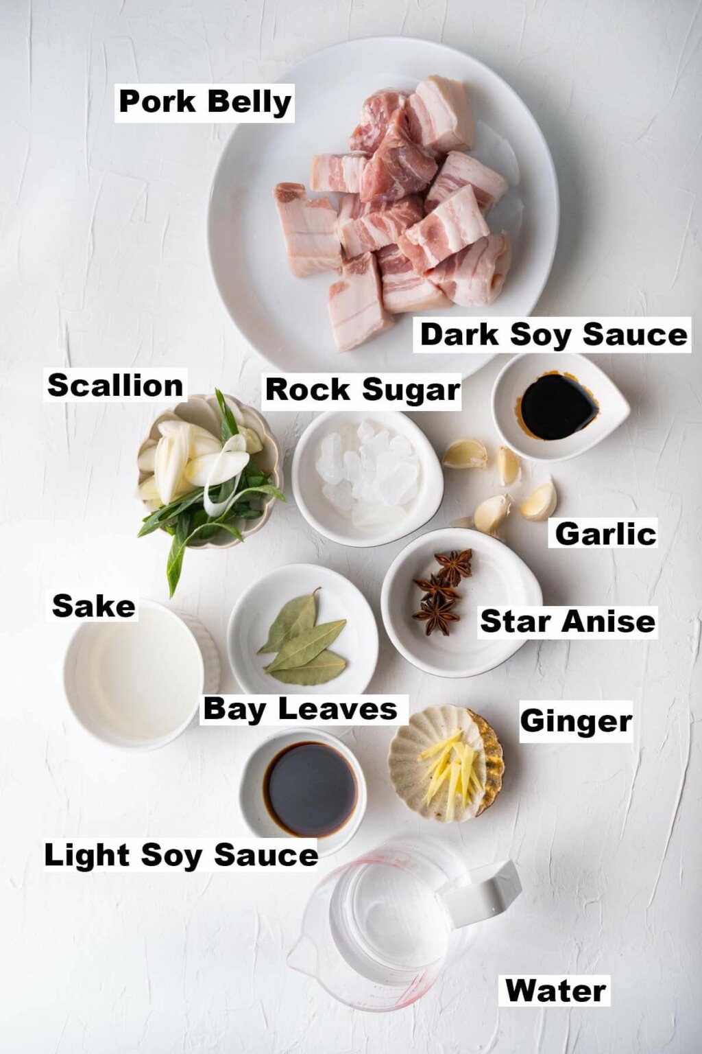 Sake and Soy Braised Pork Belly - Rasa Malaysia