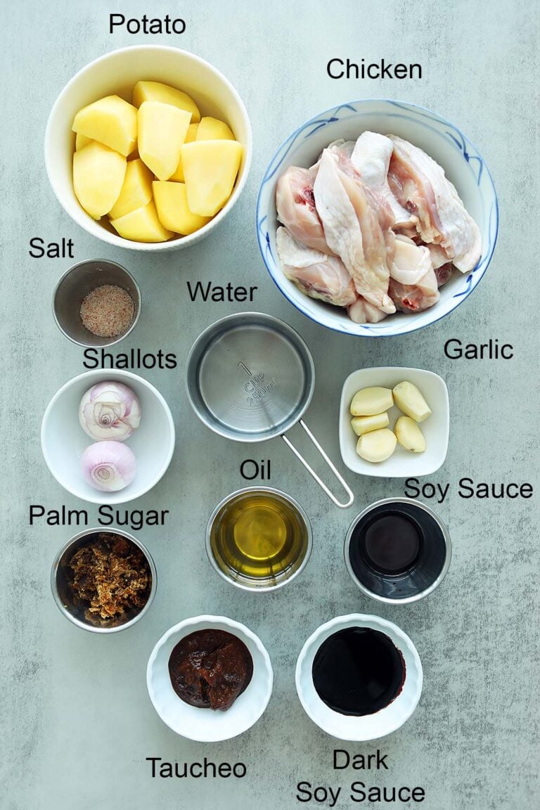 Nyonya Chicken and Potato Stew (Ayam Pongteh) - Rasa Malaysia