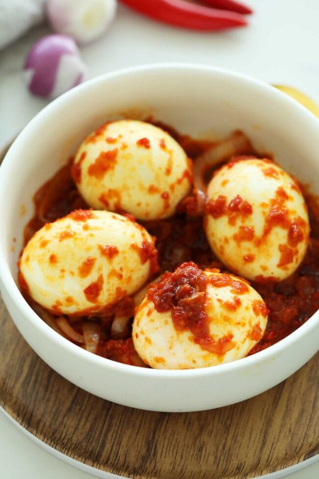 Sambal Telur (Egg Sambal) - Rasa Malaysia