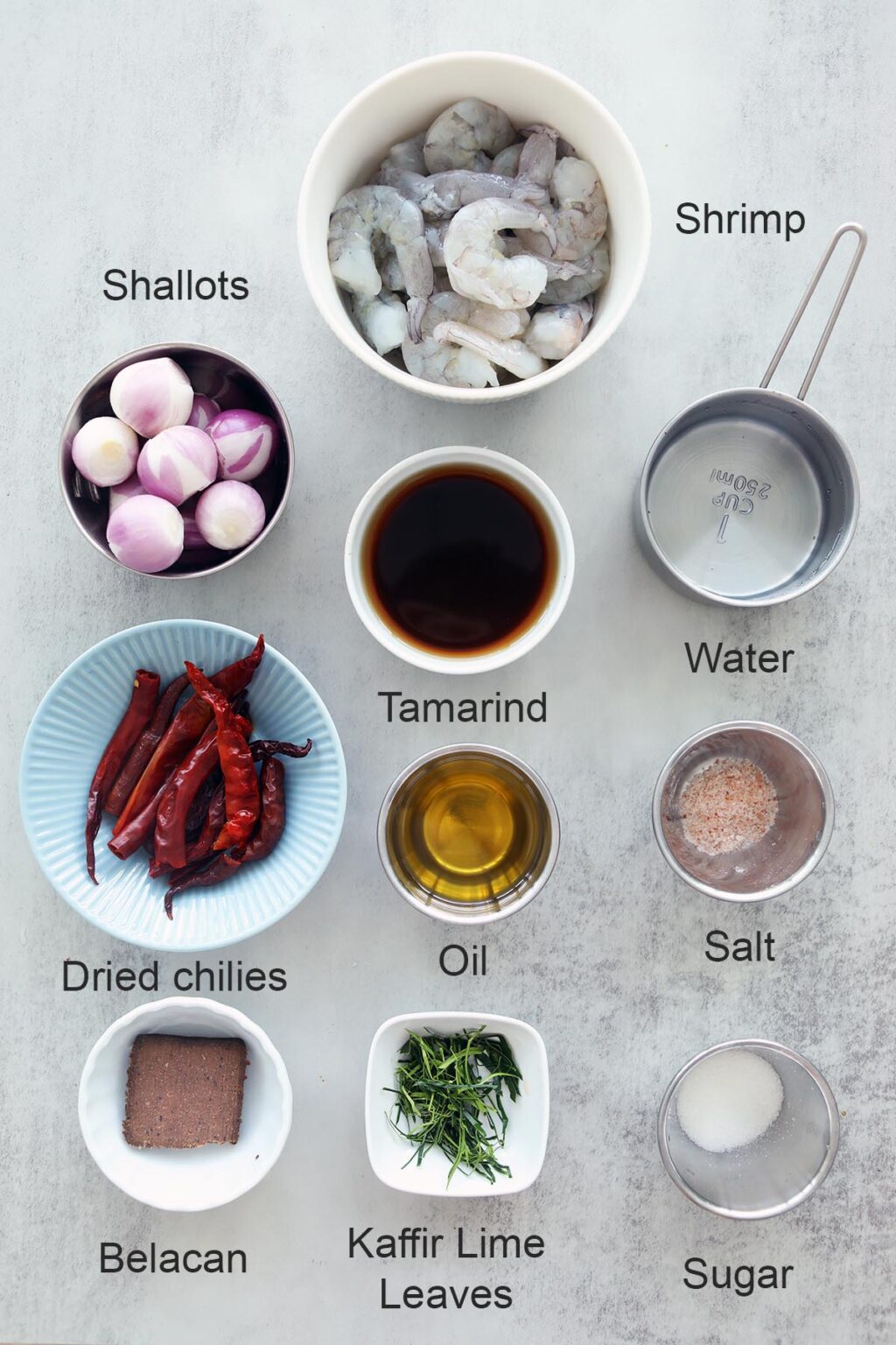 Sambal Udang (Prawn Sambal) - Rasa Malaysia