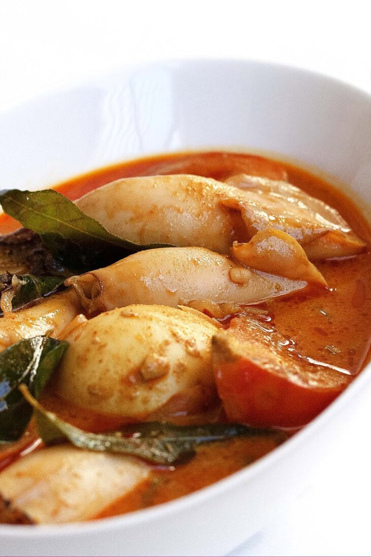 Squid Curry - Rasa Malaysia