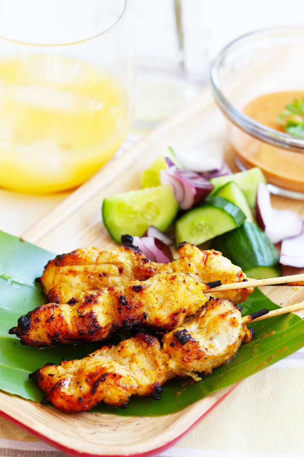 Thai Chicken Sate Recipe - Rasa Malaysia
