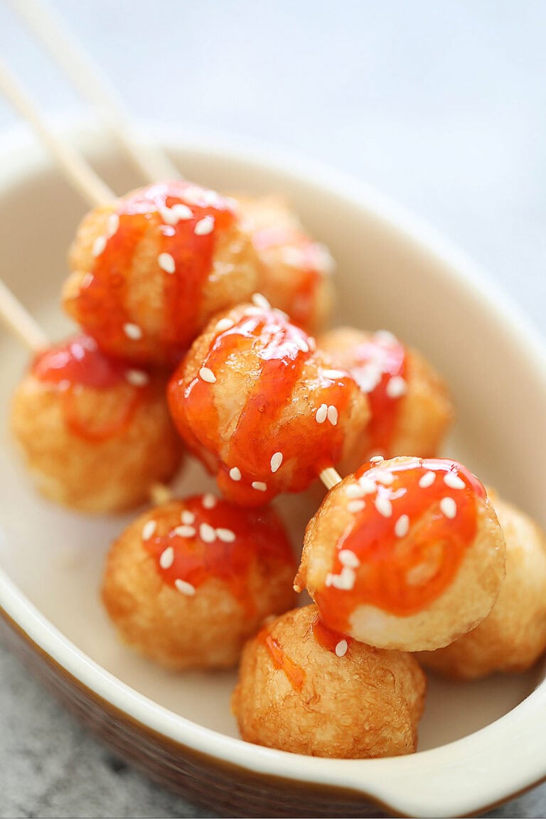 Fried Cuttlefish Balls - Rasa Malaysia