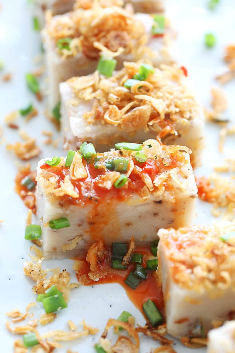 Yam Cake Recipe - Rasa Malaysia - Street Food Spectacle