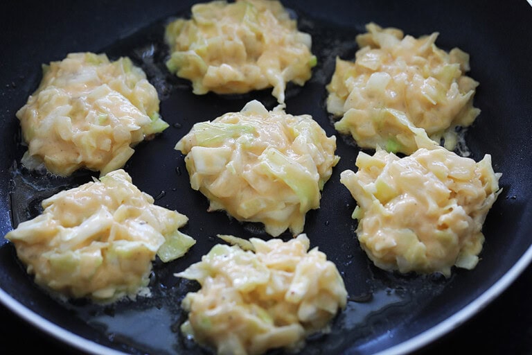 Cabbage Fritters - Rasa Malaysia