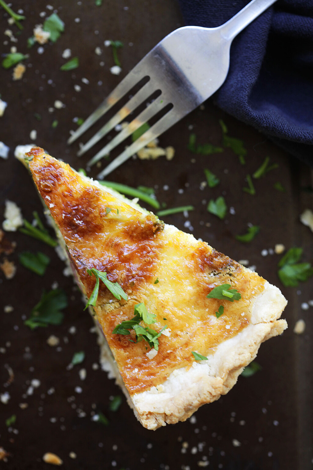 Broccoli Ham Quiche Rasa Malaysia