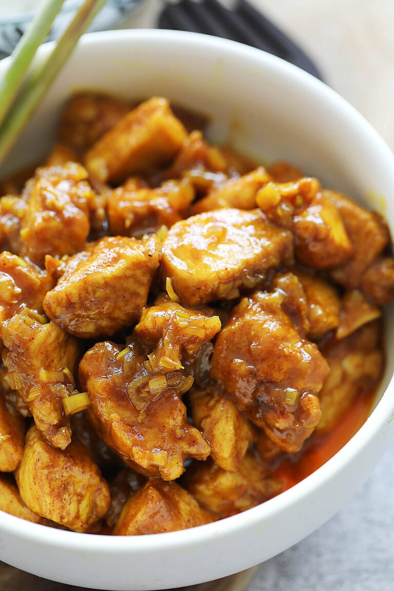 Vietnamese Lemongrass Chicken - Rasa Malaysia