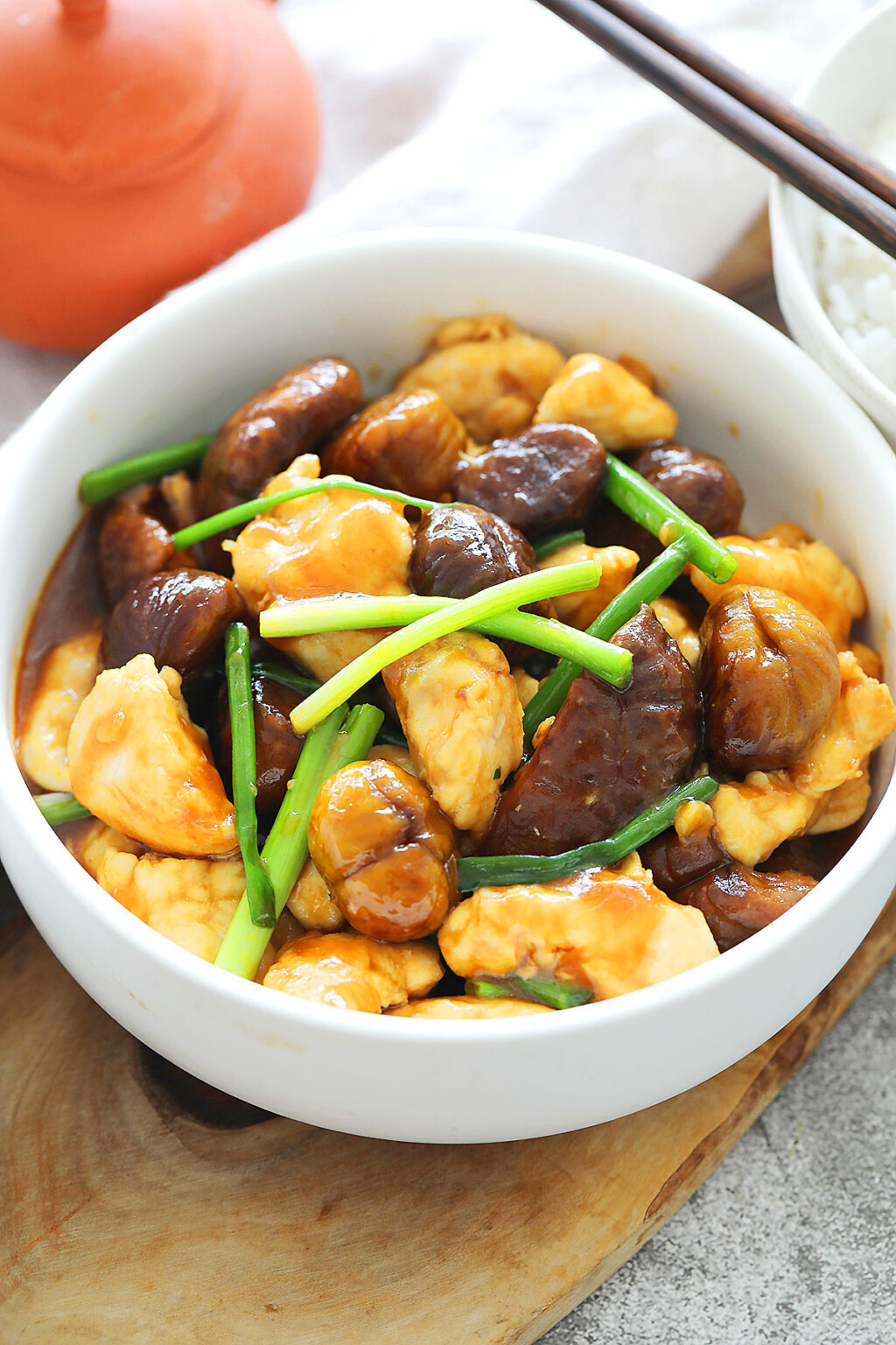 Chestnut Chicken - Rasa Malaysia