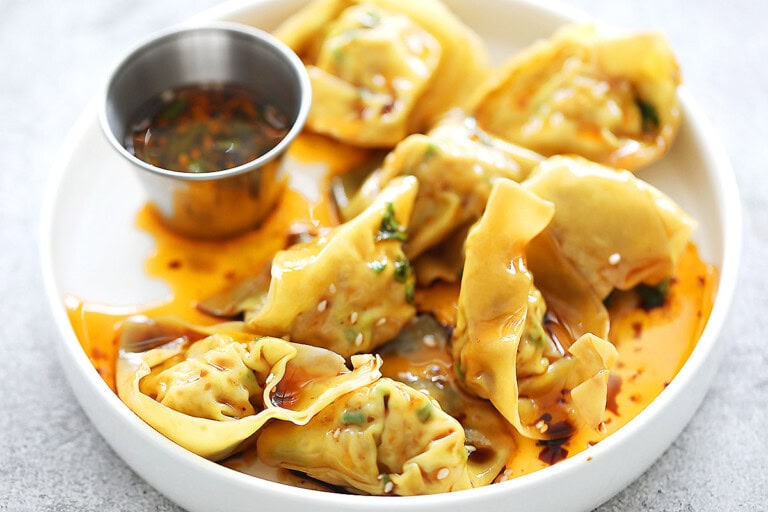 Sichuan Red Oil Wontons - Rasa Malaysia